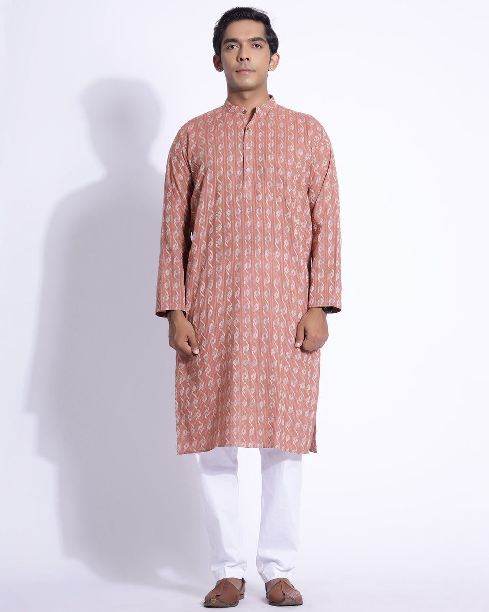 Bhoora Kantha Kurta – kurtawala.com